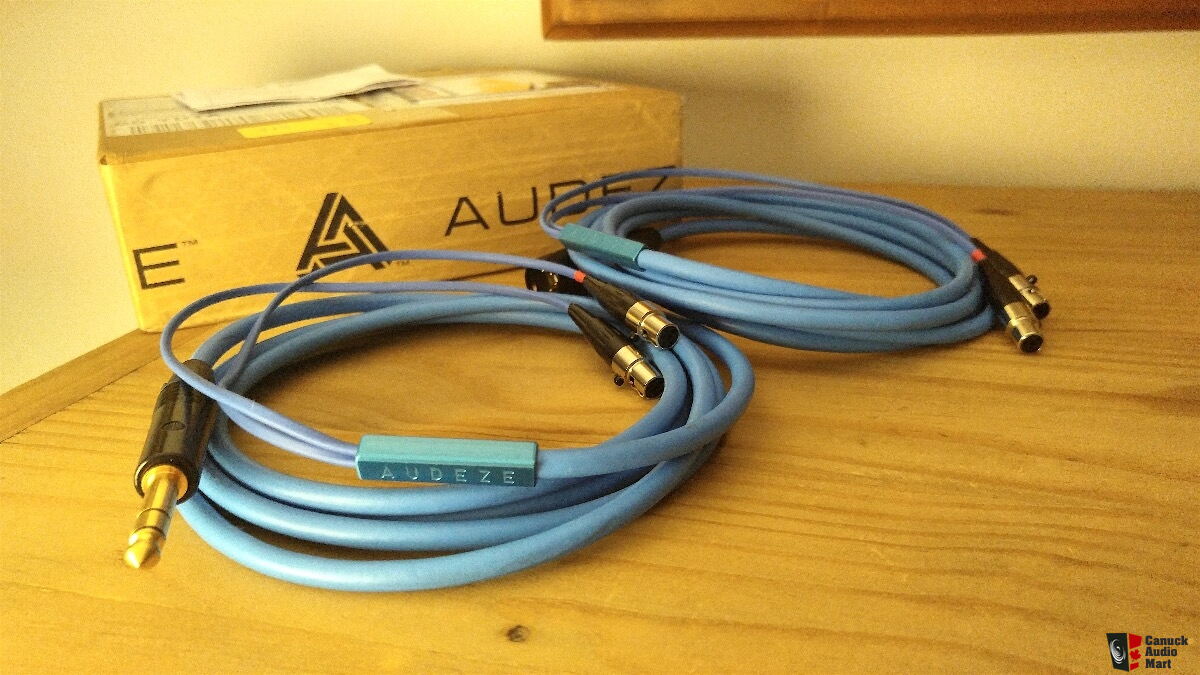 Audeze Premium Blue 8' LCD Series Headphone 2 Cables For Sale - Canuck ...