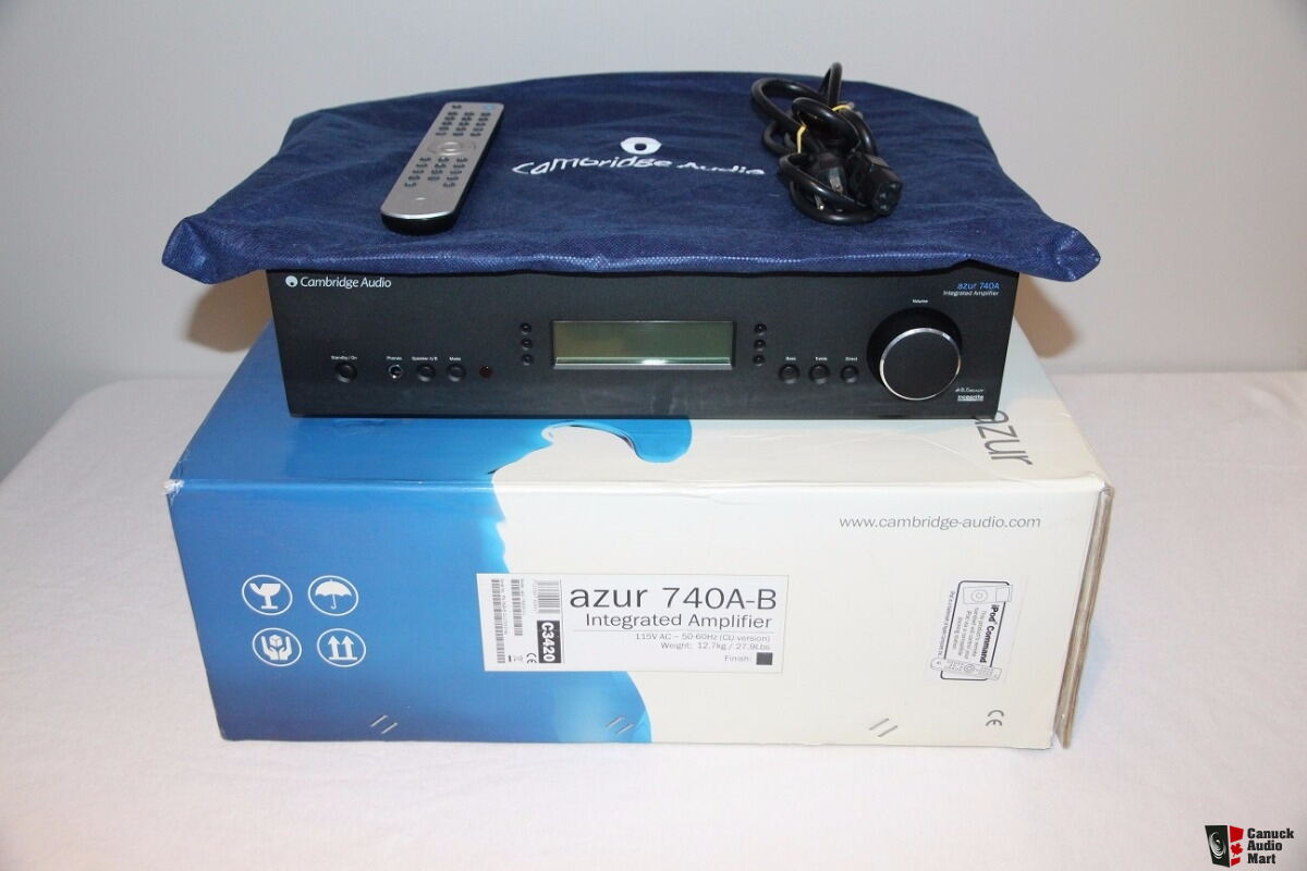 Cambridge Audio Azur 740A Integrated Amplifier w/ Remote, Box Photo ...