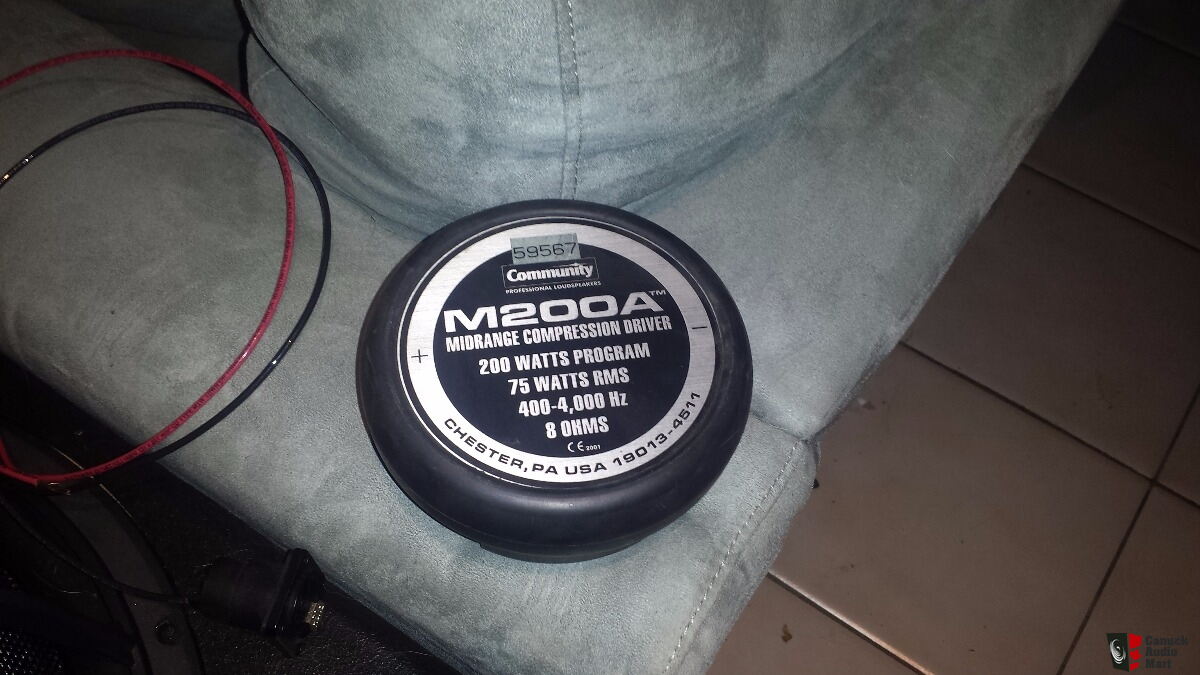 Community M200A 2" Horn drivers 400-4khz For Sale - Canuck Audio Mart
