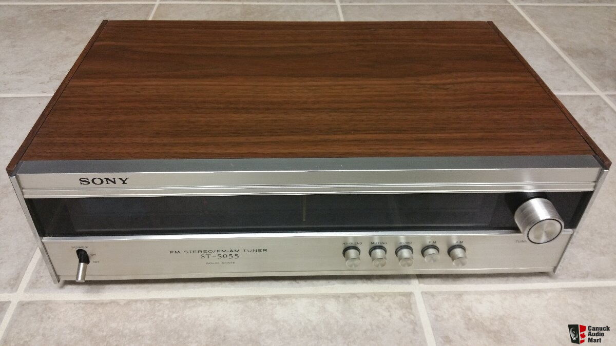 Sony TA-1150 Integrated Stereo Amplifier & Sony ST-5055 FM Stereo Tuner ...