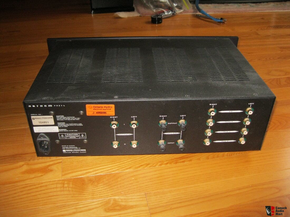Anthem tube Pre 1L preamplifier Photo #1336431 - Canuck Audio Mart