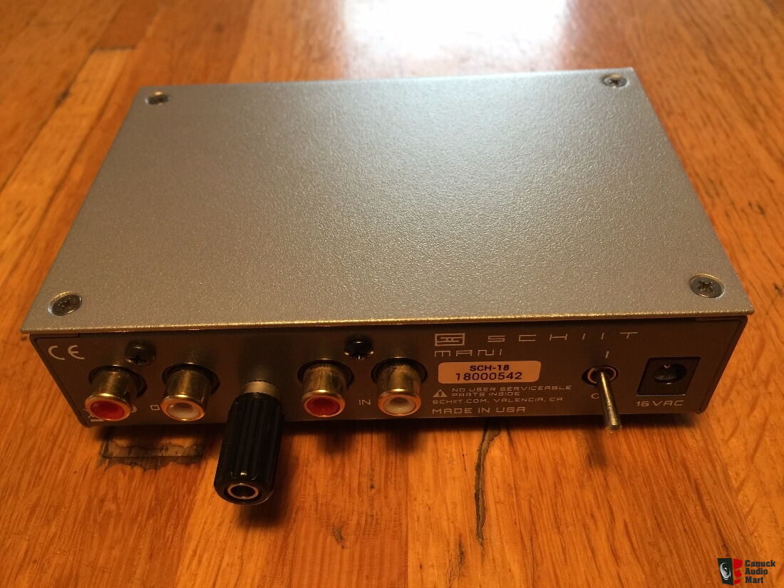 Schiit Audio MANI phono preamp for MM & MC For Sale - Canuck Audio Mart