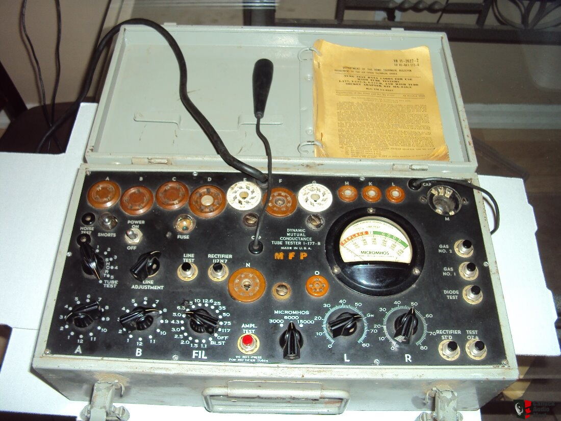 Tube Tester Military Dynamic Mutual Conductance model 1-177B Made in ...