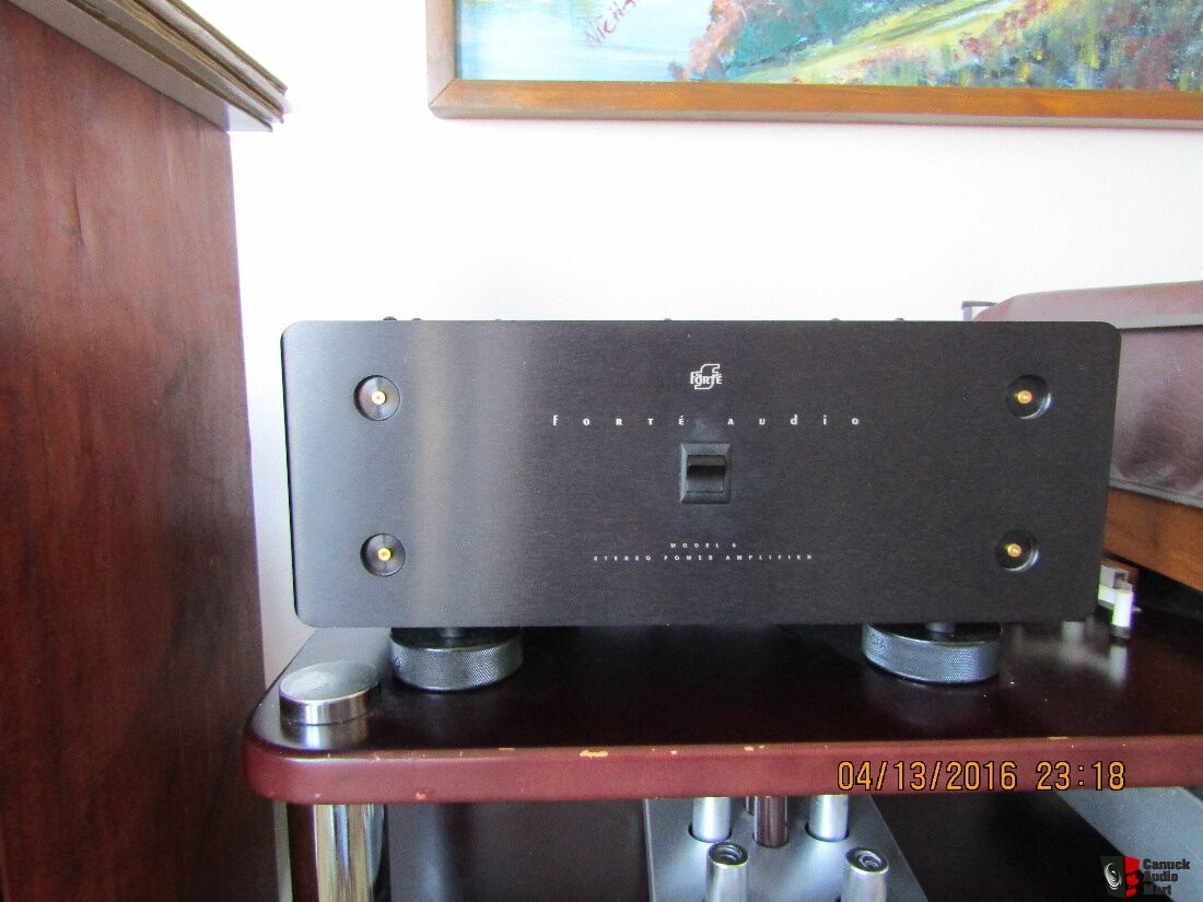 Forte Audio Model 6 Power Amplifier Class A/AB with manual... Pending ...