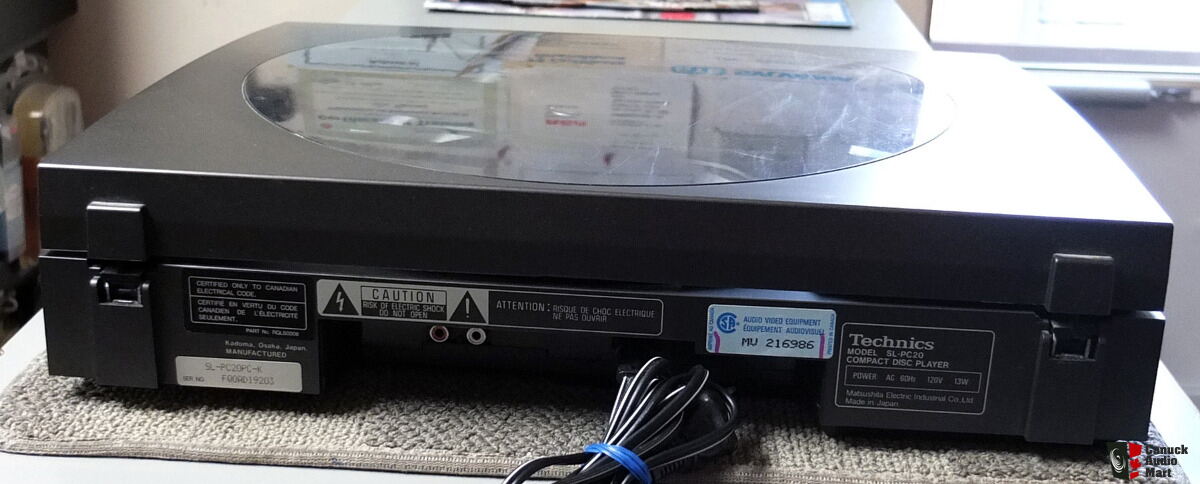 Technics SL-PC20 Multiplay Compact Disc CD player $80.00 of BO Photo ...