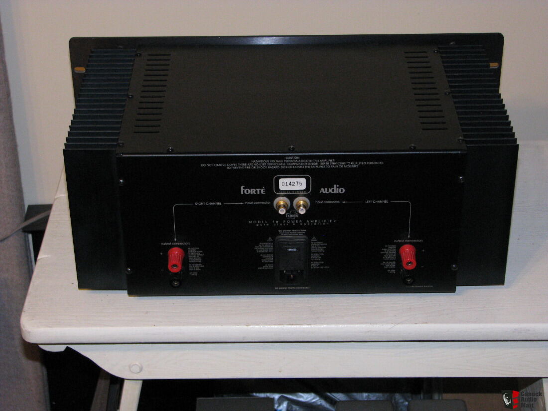 Forte 1A 50W pure class A amplifier designed by Nelson Pass Photo ...