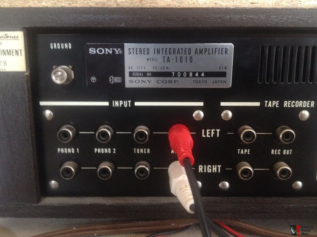 Vintage 1971 Sony TA-1010 Integrated Solid State Amplifier Photo ...