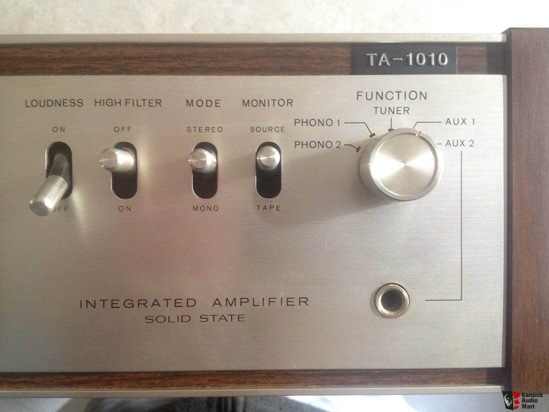 Vintage 1971 Sony TA-1010 Integrated Solid State Amplifier Photo ...