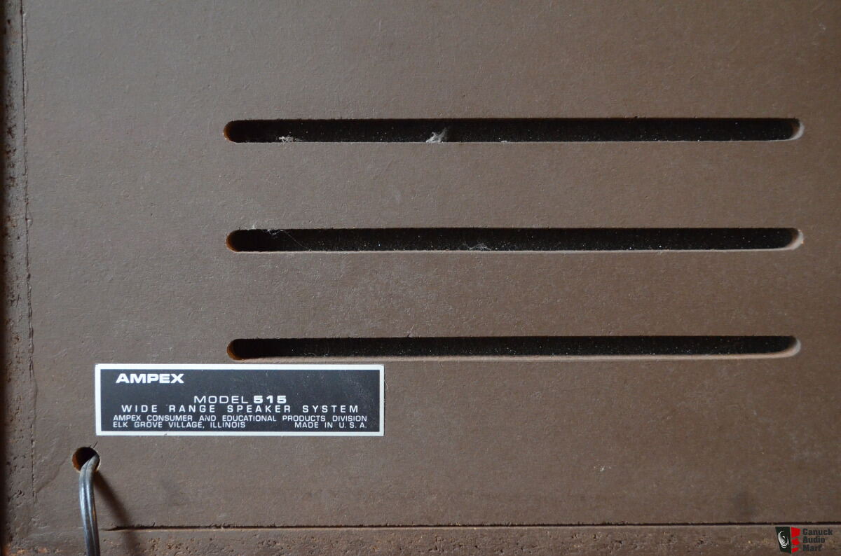 Ampex Model 515 Wide Range Speaker System vintage bookshelf monitors ...