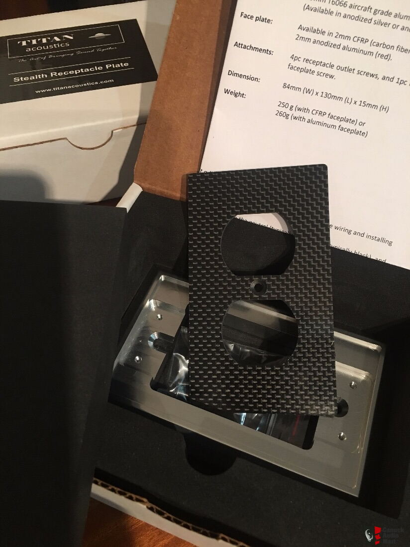 Titan Acoustics Stealth Receptacle Plate (heavy duty) Photo #1359762 ...