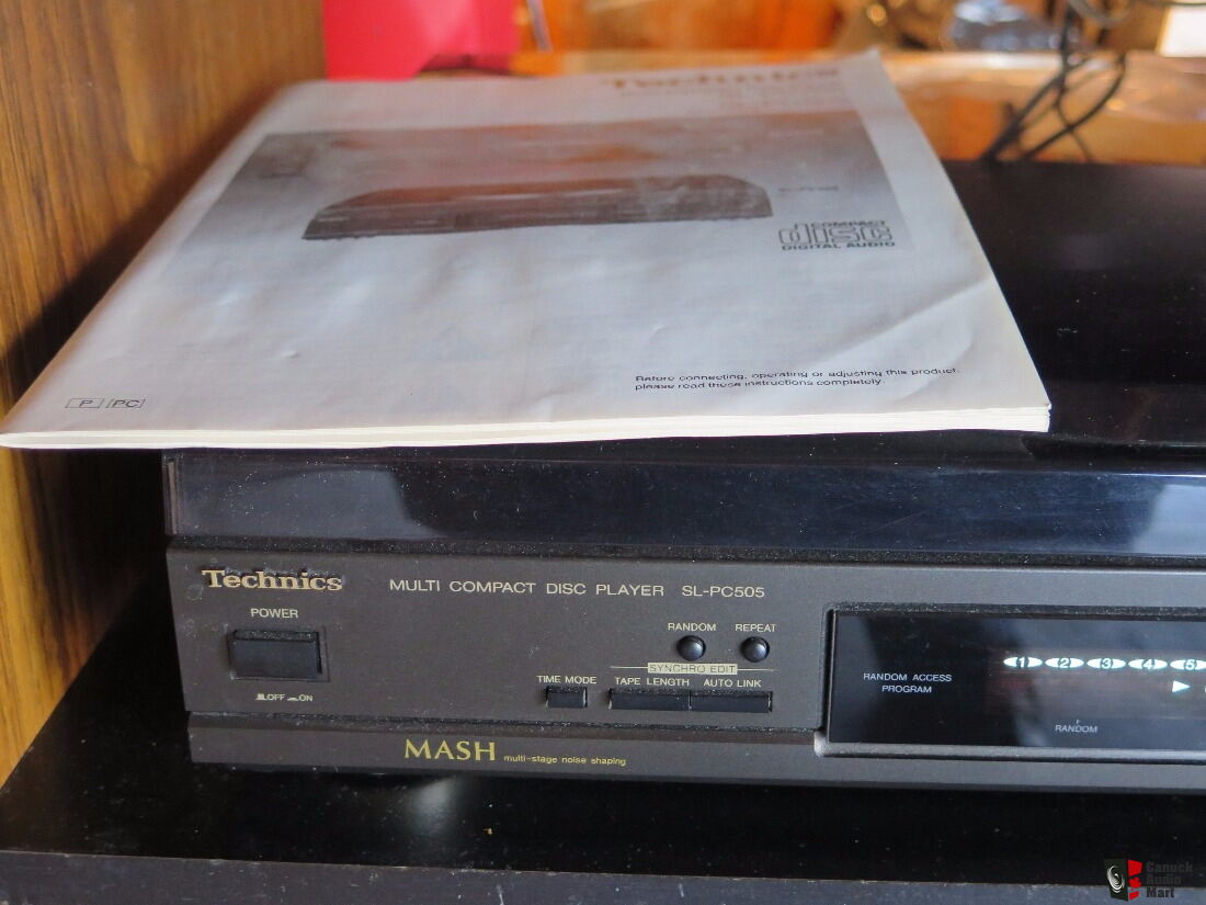 Technics 5 disc CD changer SL-PC505 (with manual) Photo #1374830 - US ...