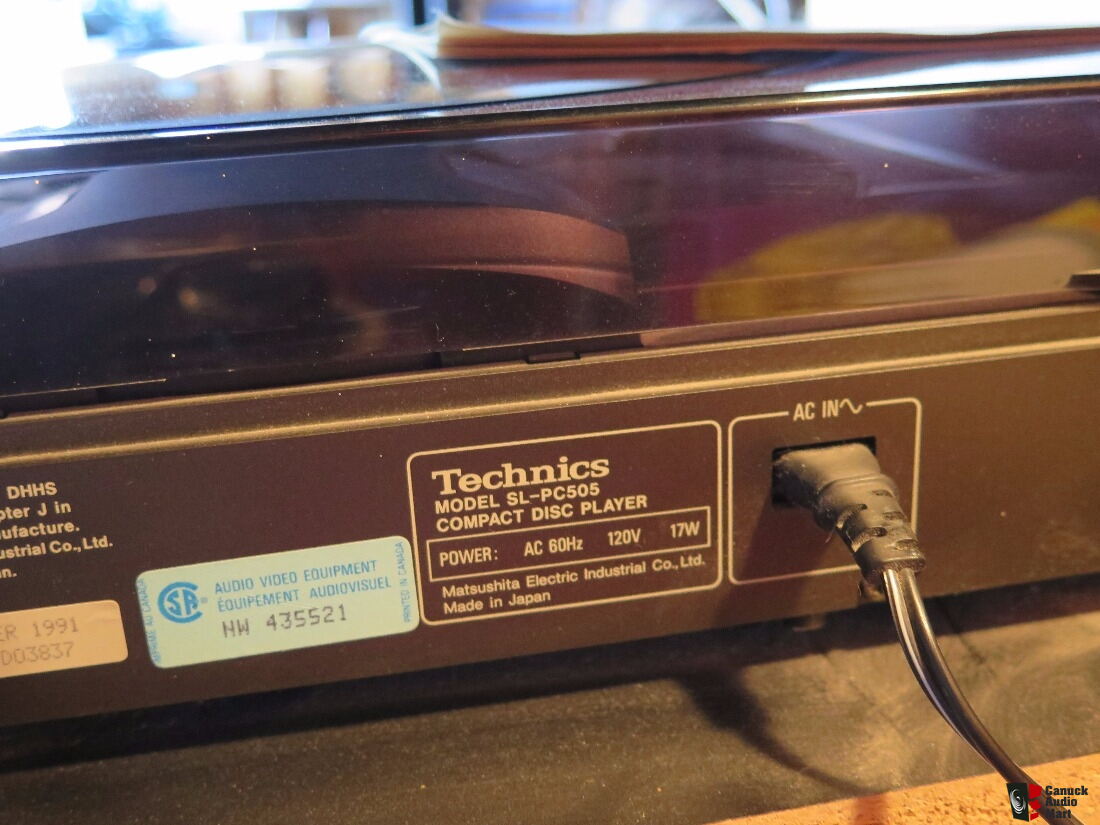 Technics 5 disc CD changer SL-PC505 (with manual) Photo #1374830 - US ...