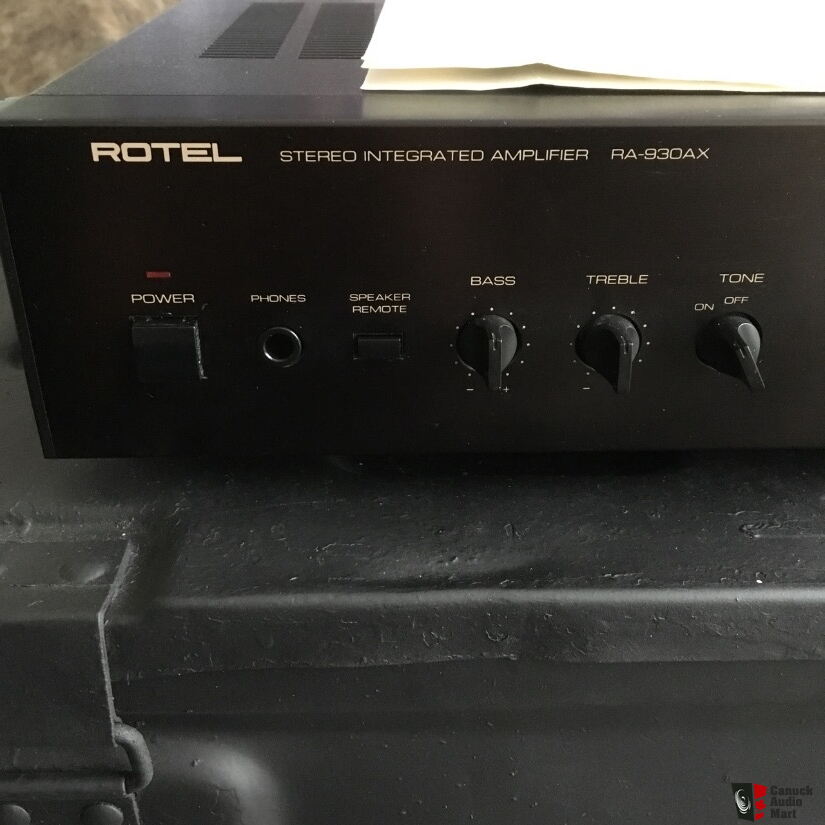 Rotel RA-930AX Integrated Amp with Phono Stage Photo #1379162 - US ...