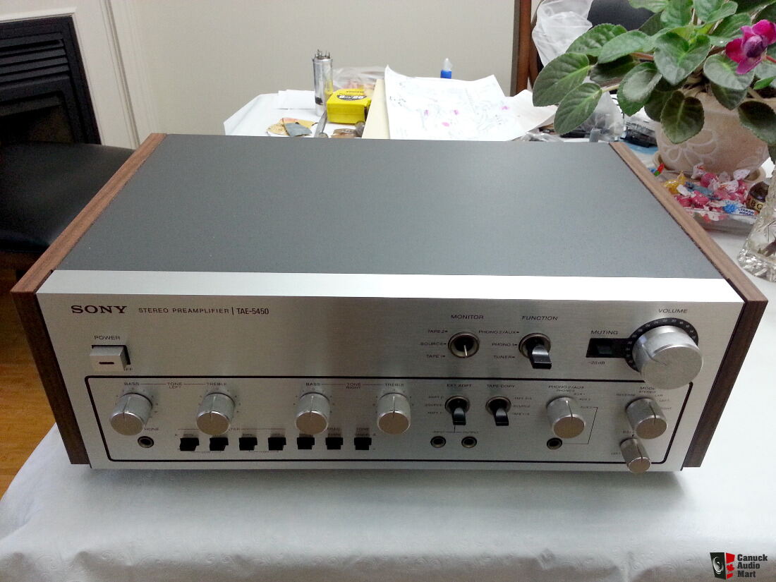 Vintage SONY TAE-5450 Stereo Preamplifier Photo #1386016 - Canuck Audio ...