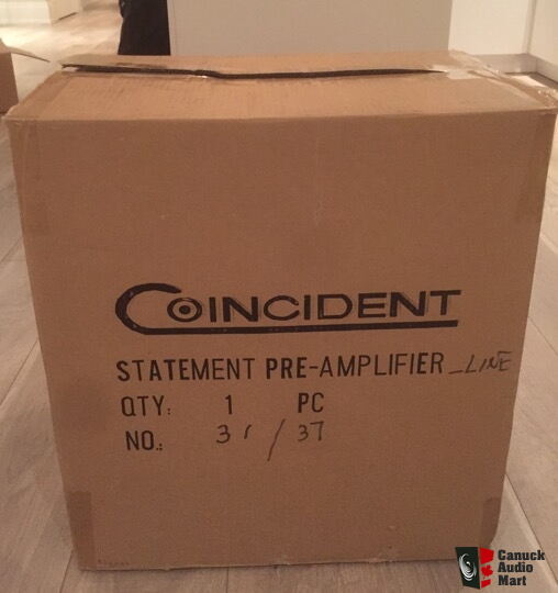 Coincident Statement Line Stage Tube Pre-amp DHT 101D - Like new, Only ...