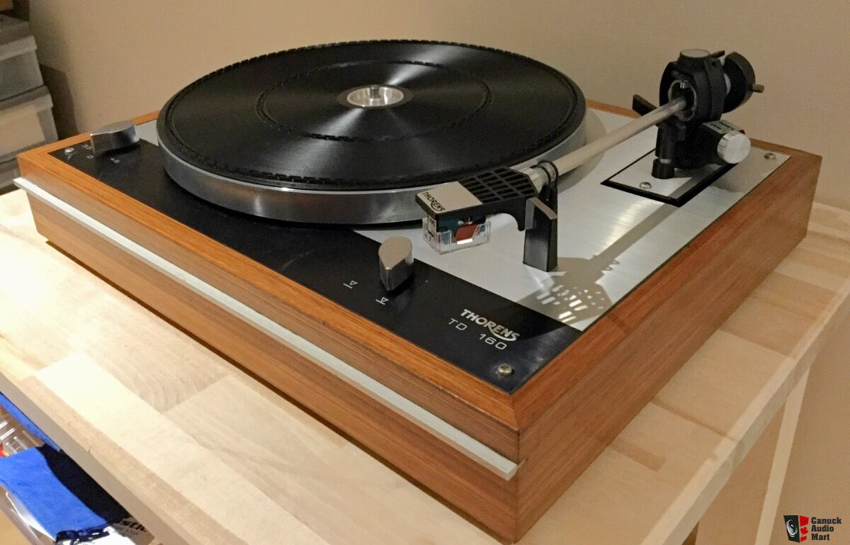 Thorens TD160 with brand new cartridge, belt and phono cable Photo ...