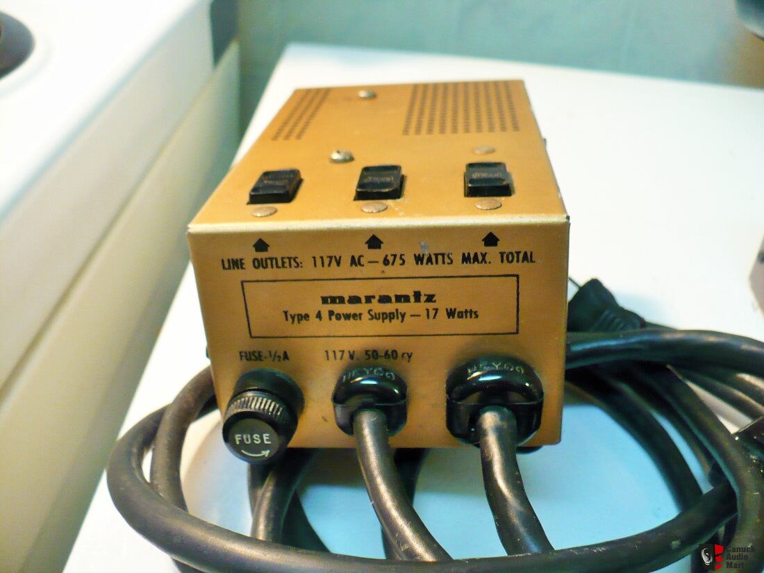 Very Rare Marantz Model 1 Tube Pre Amp & Type 4 Power Supply Photo ...