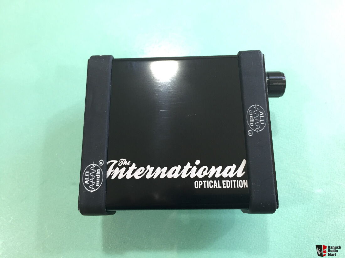ALO Audio International+ Optical Edition Balanced Headphone Amp. Also ...