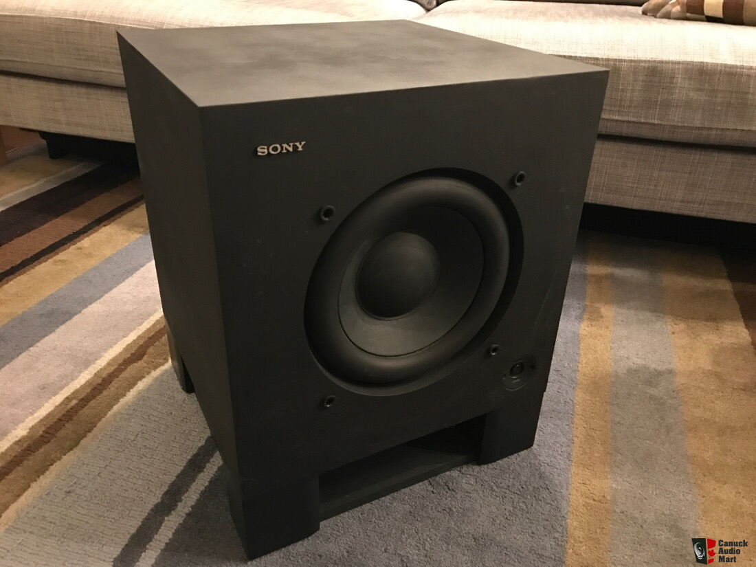 Sony SA-WX700 Subwoofer Dual 10" Push-Pull w/ICEpower 250A Amp Photo ...