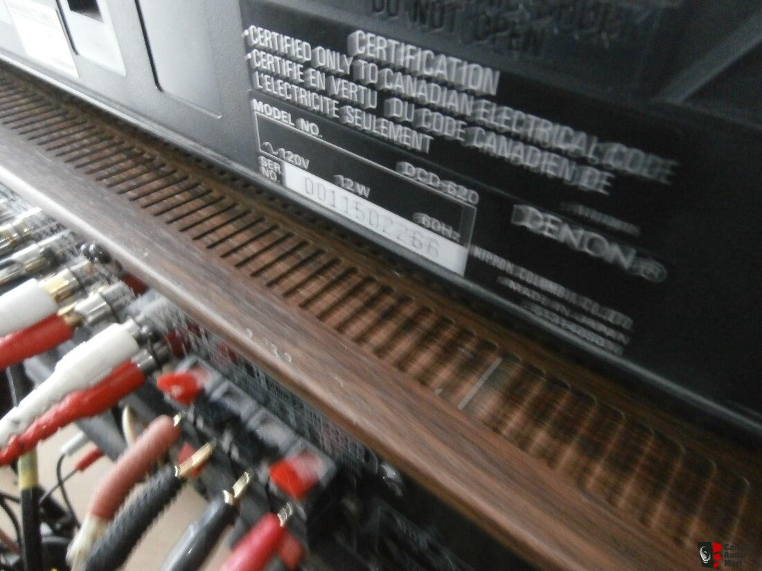 Denon DCD-620 CD Player - Double Super Linear Converter (PCM56P x2 ...