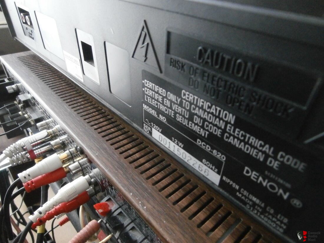 Denon DCD-620 CD Player - Double Super Linear Converter (PCM56P x2 ...