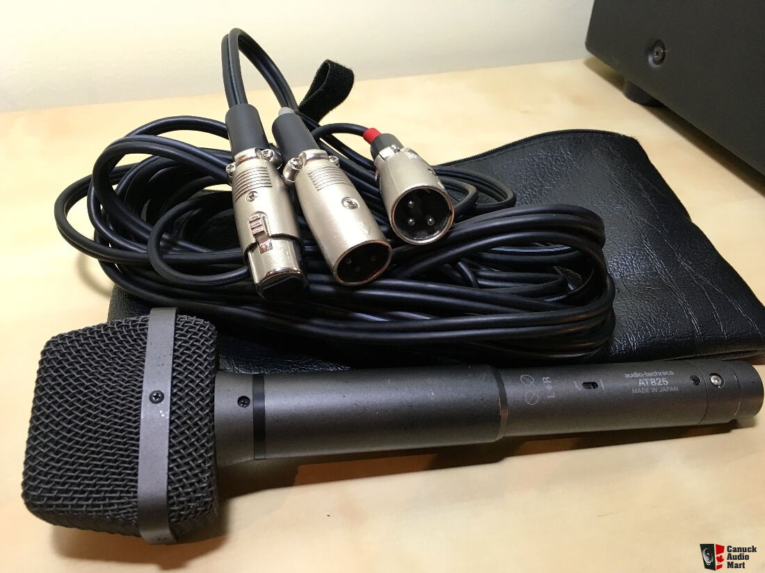 NEW PRICE* Audio Technica AT825 Stereo Field Recording Microphone Photo ...