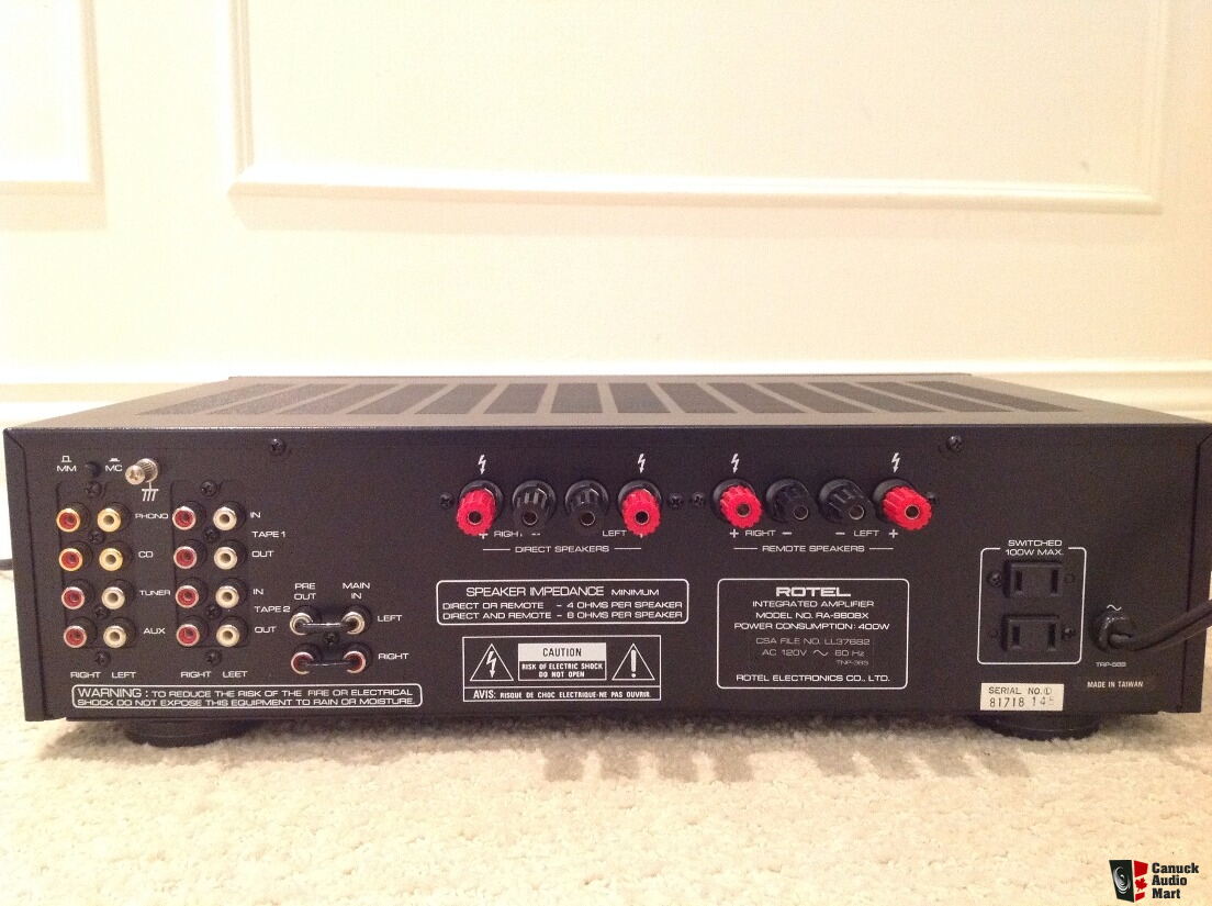 Rotel RA-980BX Integrated Amplifier Photo #1413618 - Canuck Audio Mart