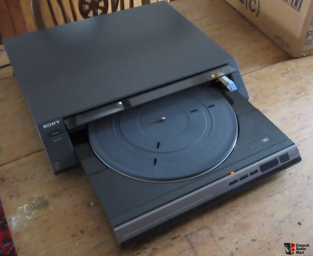 Vintage Sony PS-FL7II Linear Tracking Drawer Turntable in Original Box ...