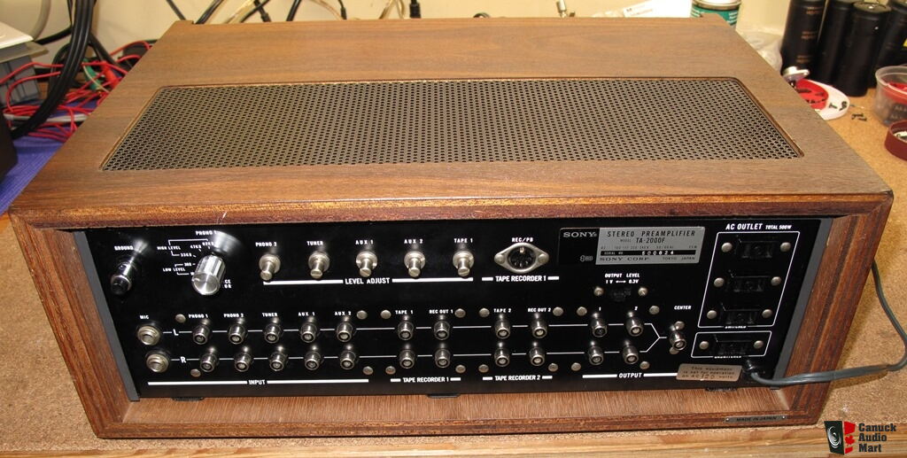 Sony 2000F Pre Amp with Wood Case**SOLD Photo #1416389 - Aussie Audio Mart
