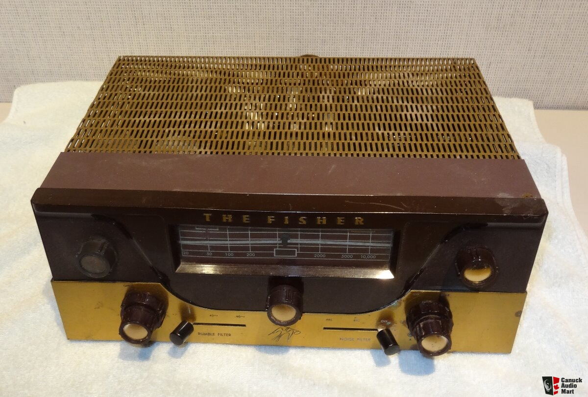 Fisher CA-40 25W tube amplifier mono blocks 6BQ5 X4 PAIR Photo #1416966 ...
