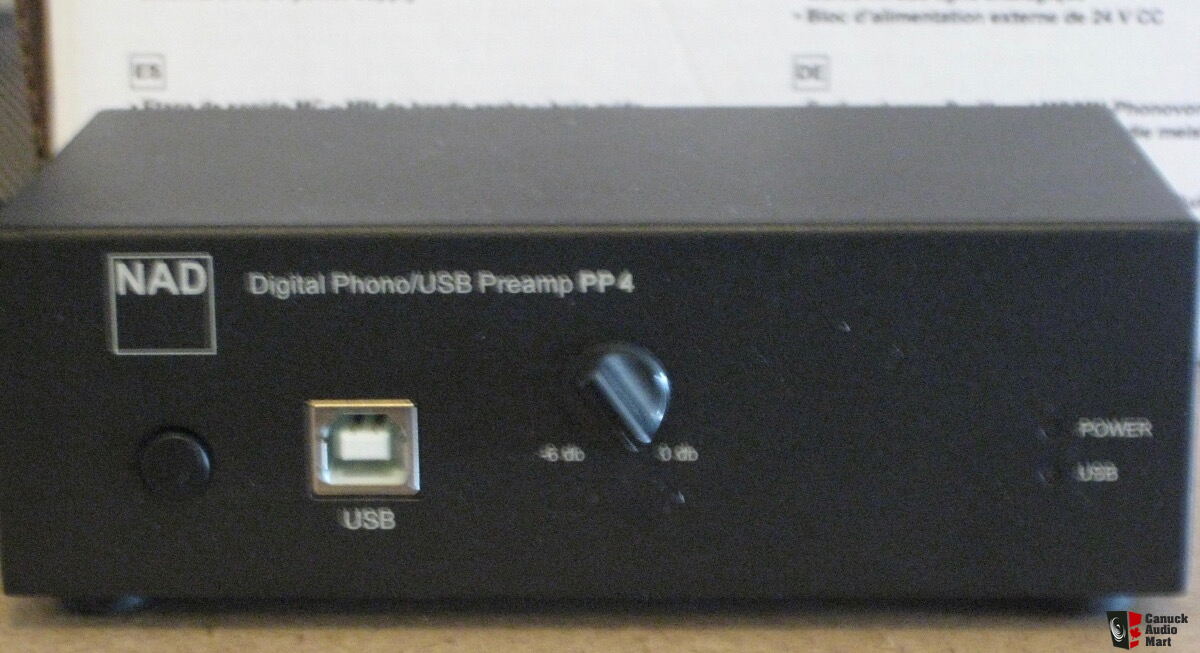 NAD PP 4 Digital/USB Phono Preamp For Sale - Canuck Audio Mart