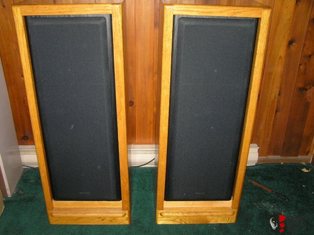 Technics SB-A52 floorstanders w/custom oak cabinets Photo #141930 ...