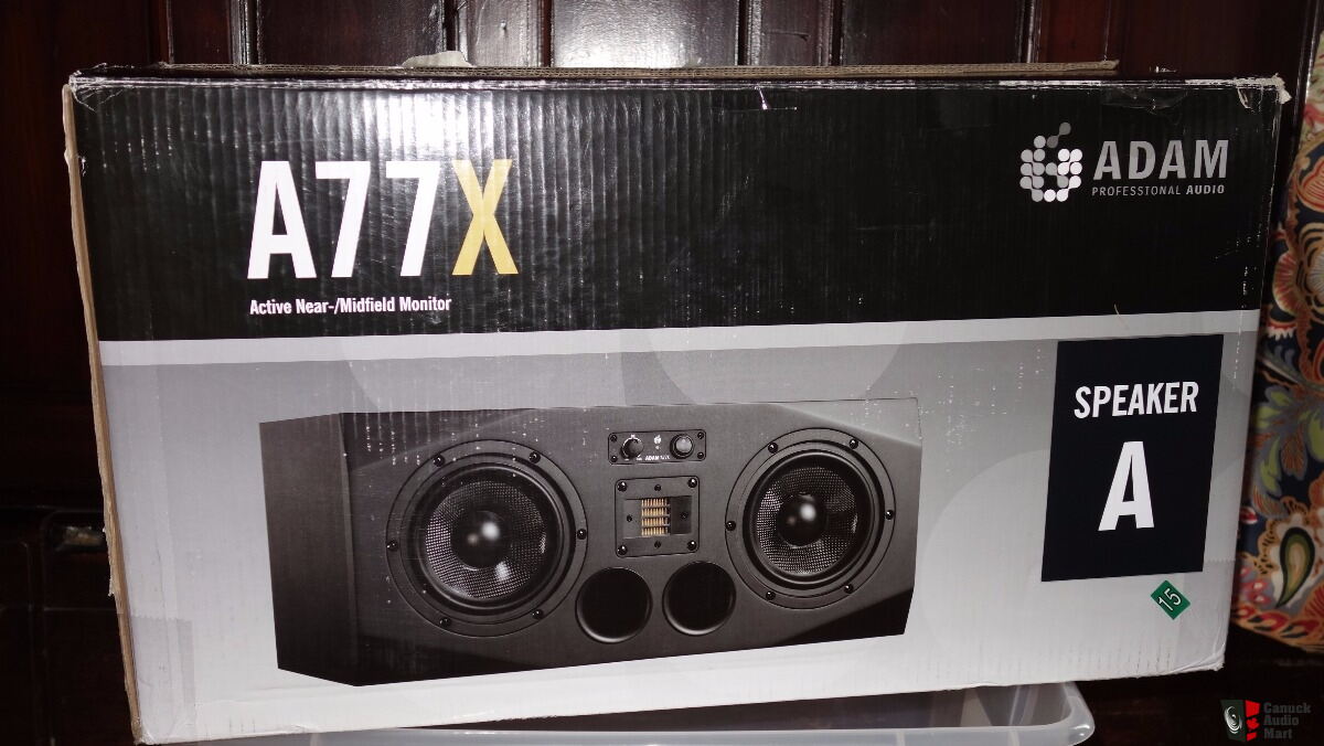 ADAM A77X Near - Midfield Studio Monitor; active center channel For ...