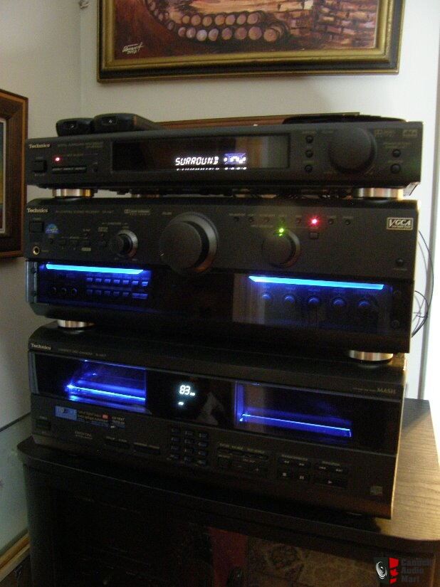 Technics SF-DX7 (SA-AX7+SH-AC500D & SL-MC7) Surround Sound Stereo ...