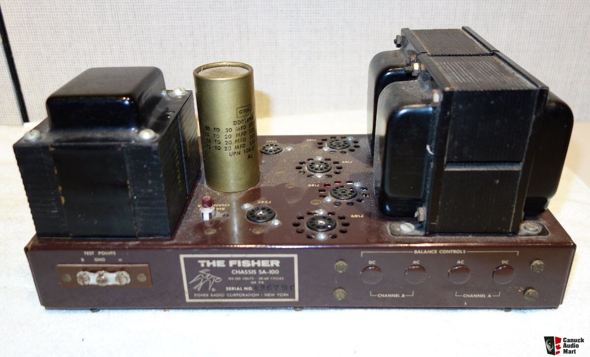 Fisher SA100 tube power amplifier project Photo #1423551 - US Audio Mart