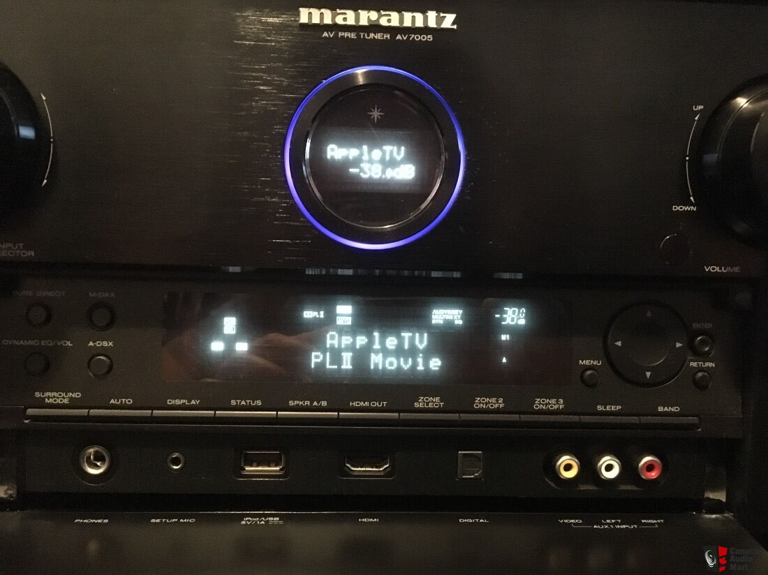 Marantz AV Separates: AV7005 Processor & MM8003 8ch Power Amp Photo ...