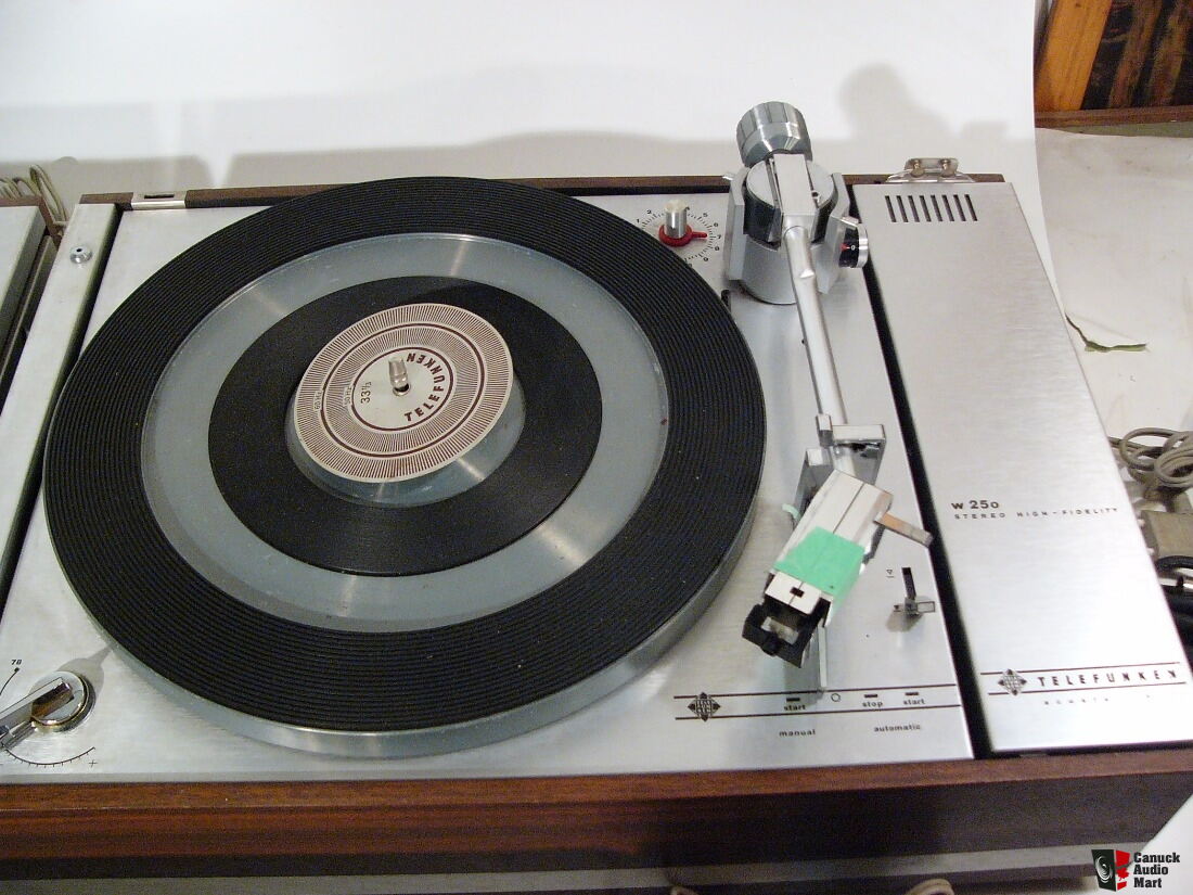 Telefunken Acusta System -M250, V250, T250, W250 -Parts or Repair Photo ...
