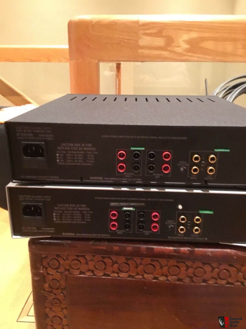 LINN bi-amped Keilidh speakers w/ Aktiv Cards and 2X LK85 power amps ...