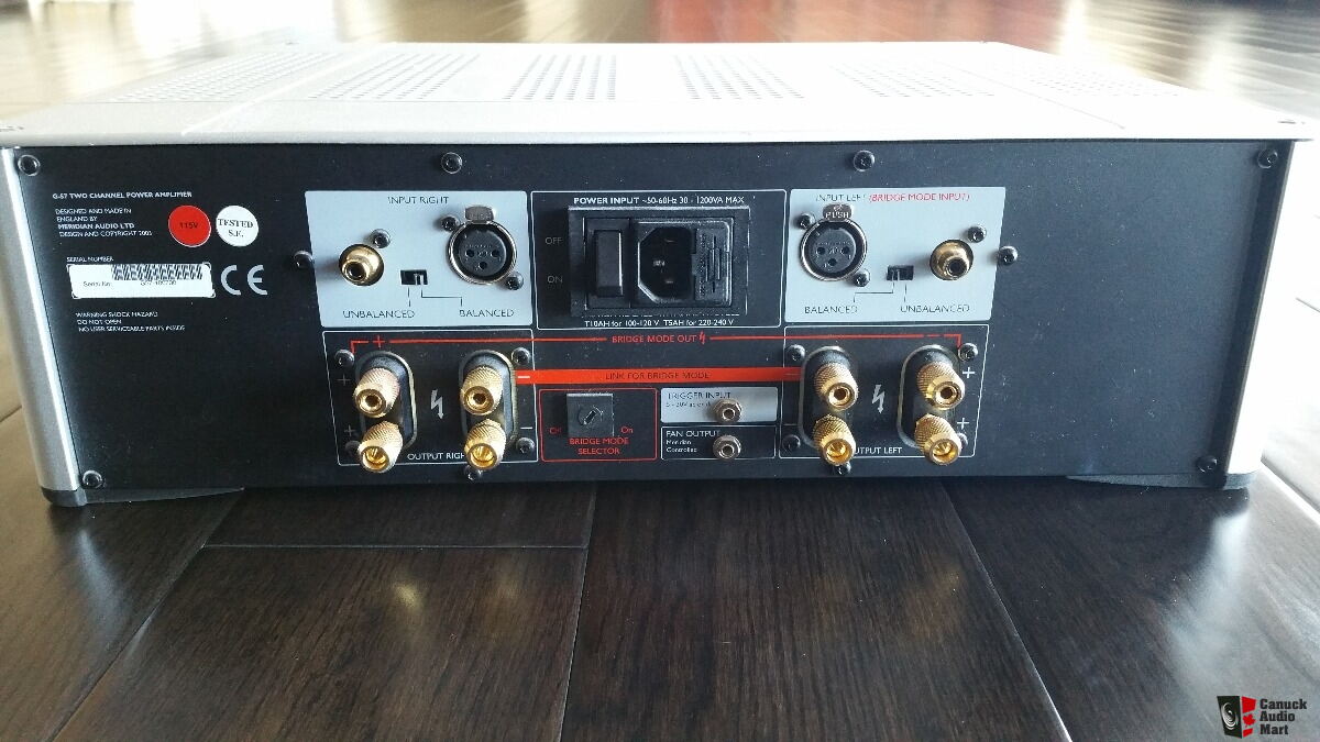 Mint condition Meridian Power Amplifier G57 200W stereo 650W mono Photo ...