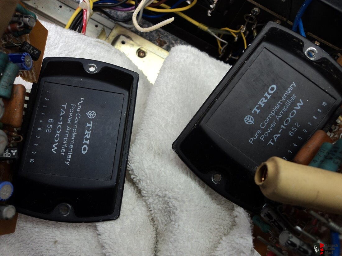 TA 100WA Pure complementary POWER Amplifier TRIO Kenwood Photo #1435077 ...
