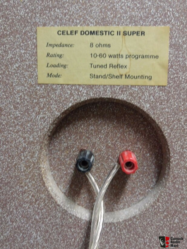 Bookshelf speakers: Celef Domestic II Super Photo #1442695 - Aussie ...