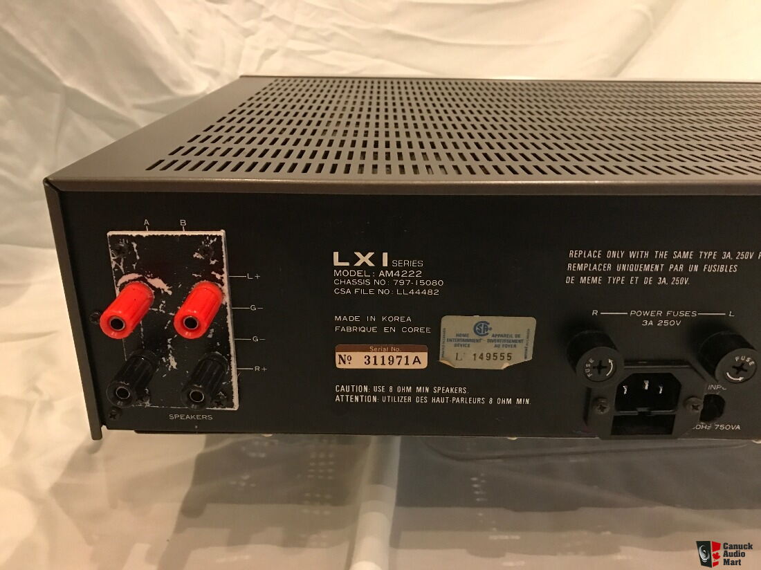 LXI AM4222 Mosfet Power amp (Sherwood S-6040CP) Photo #1449747 - Canuck ...