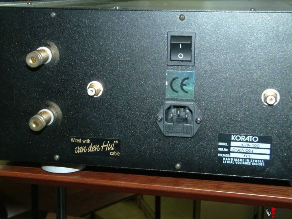 100 watt dual mono solid state Korato amp first 30 watts Class A Photo ...