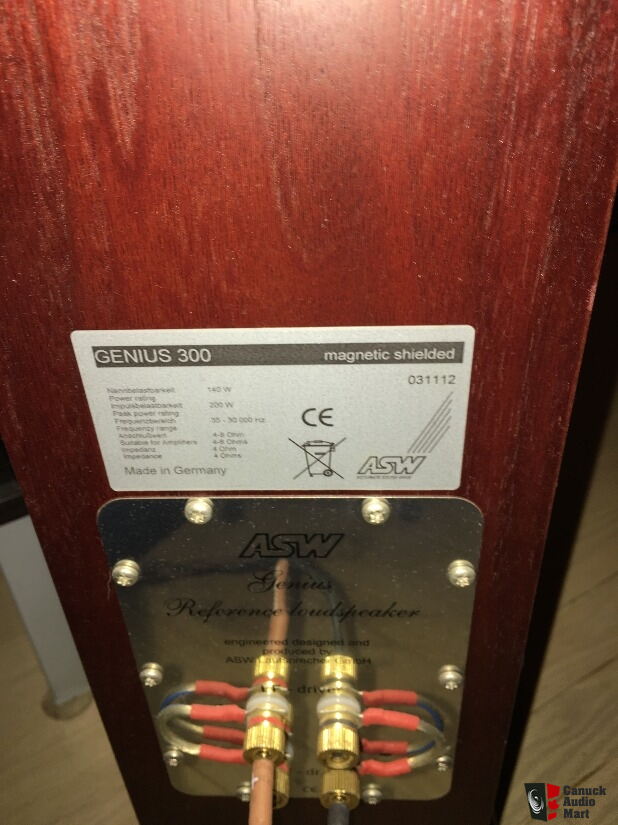 ASW Genius 300 Reference German Loudspeakers Photo #1451608 - Aussie ...