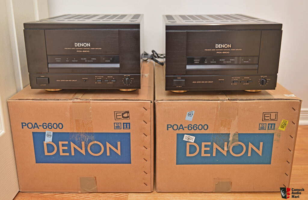 Denon POA-6600 Mono Blocks Best Offer For - Canuck Audio Mart