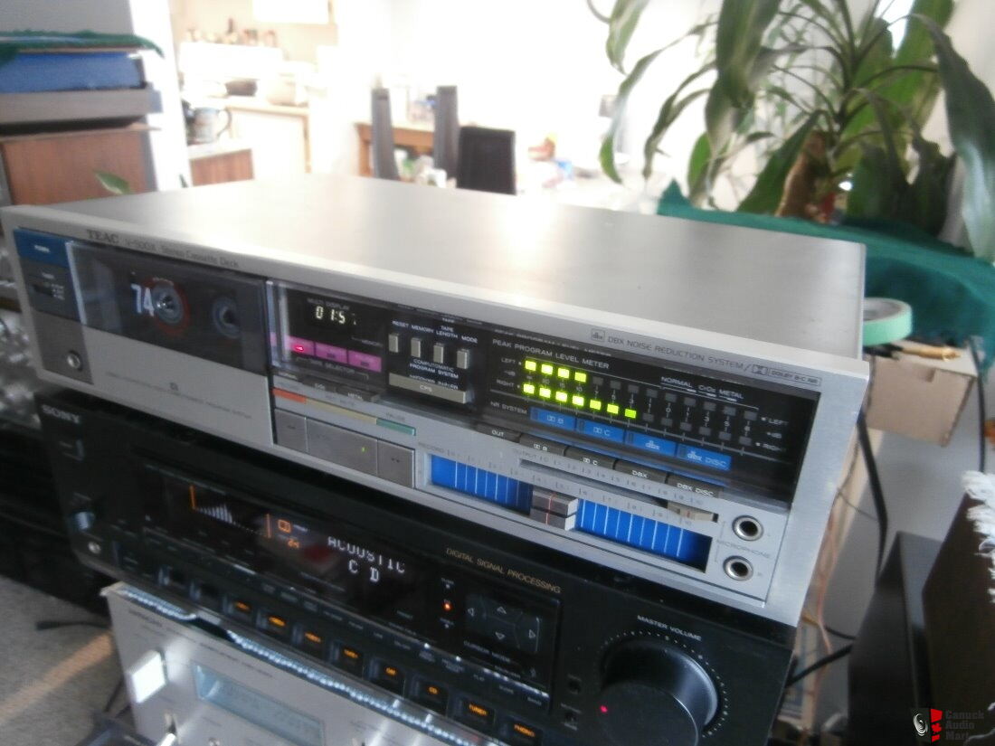 Teac V-500X Cassette Deck - Cobalt Amorphous Tape Head / Noise ...
