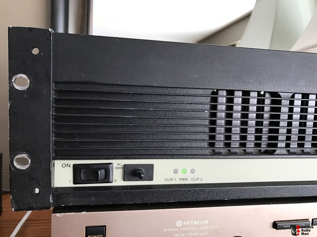 Serviced QSC 1400 Power Amplifier 200 wpc 8 ohm 34lb USA crafted ...