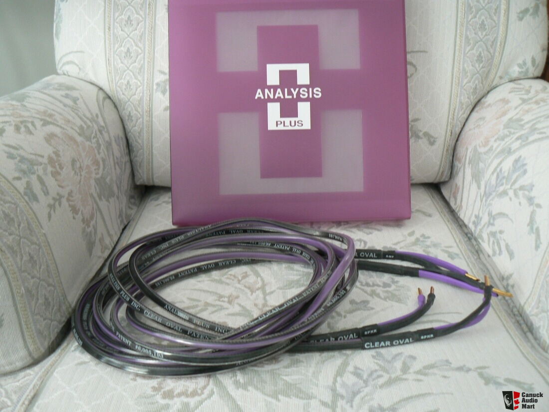 Analysis Plus Clear Oval Speaker Cables 10 feet long Photo #1458148 ...