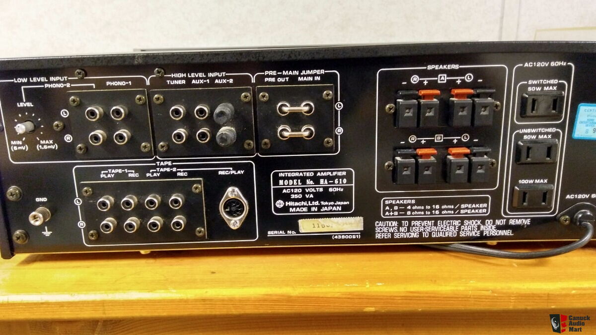 Hitachi HA-610 Photo #1461145 - Canuck Audio Mart