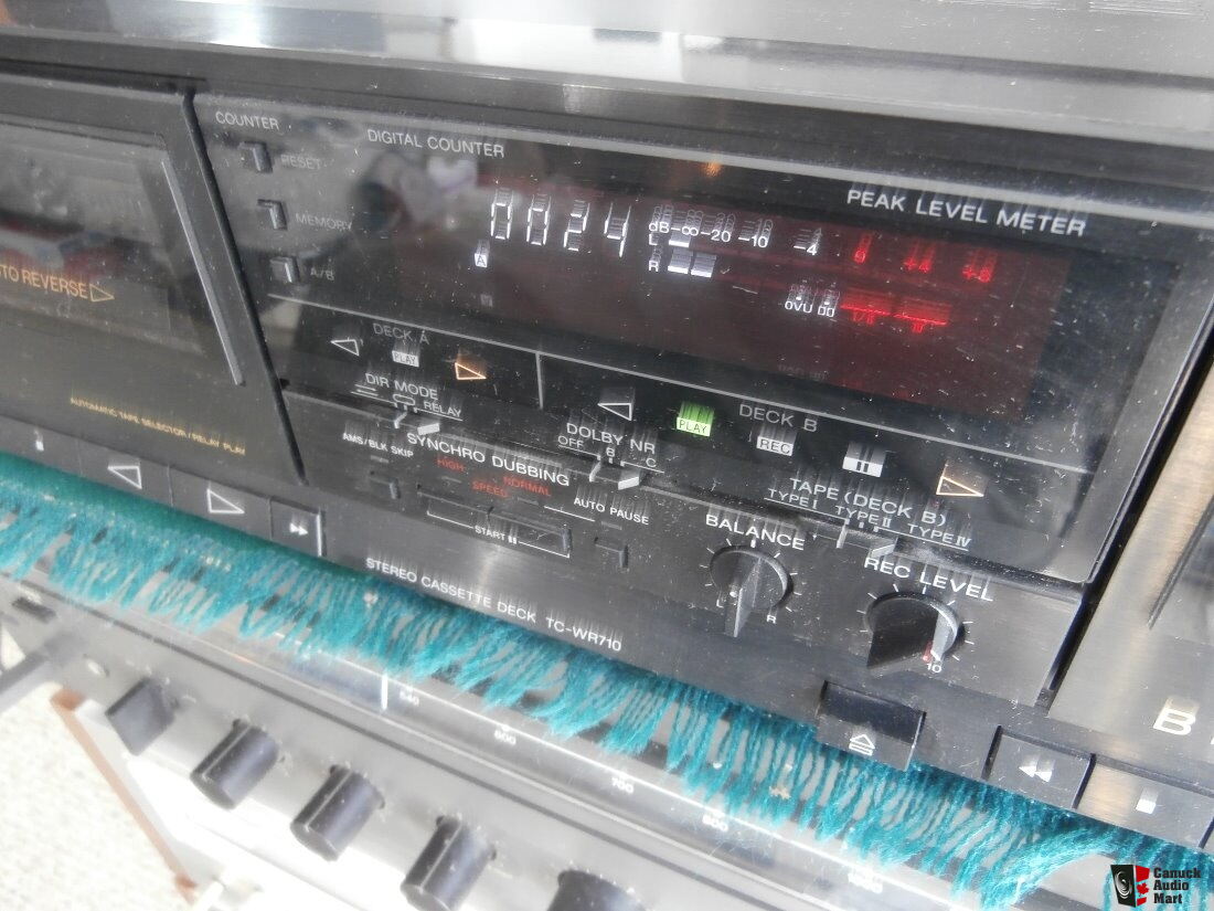 Sony TC-WR710 Twin Cassette Deck Photo #1462517 - Canuck Audio Mart